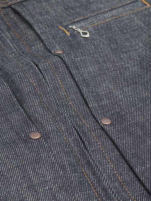 Freenote Cloth RJ-2 Denim Shearling Jacket | Durable, Stylish, Warm