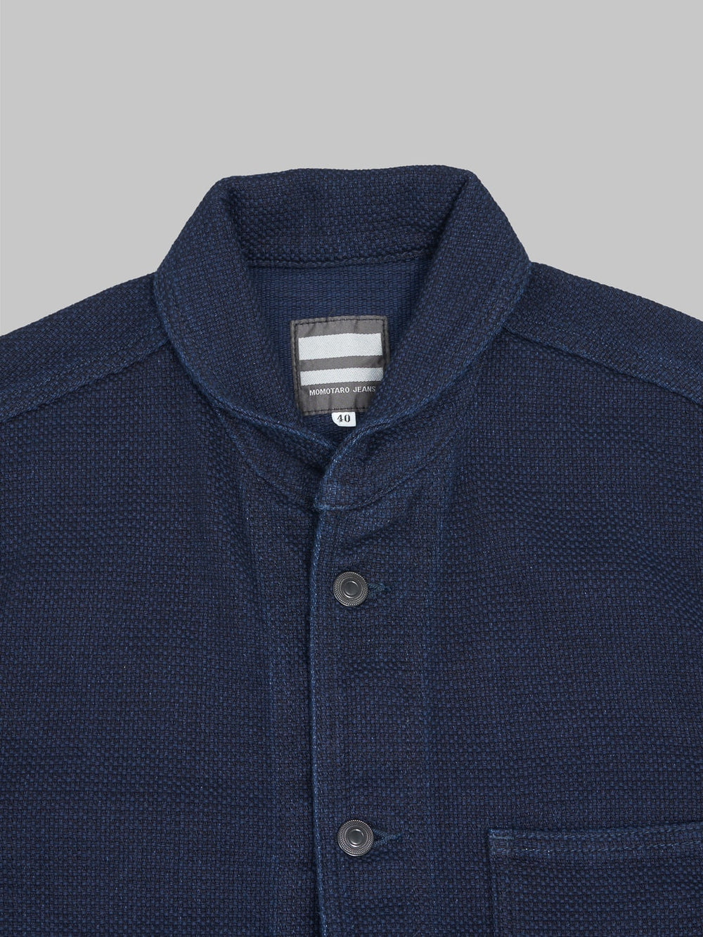 Momotaro 03-042 Indigo Dobby Coverall Jacket