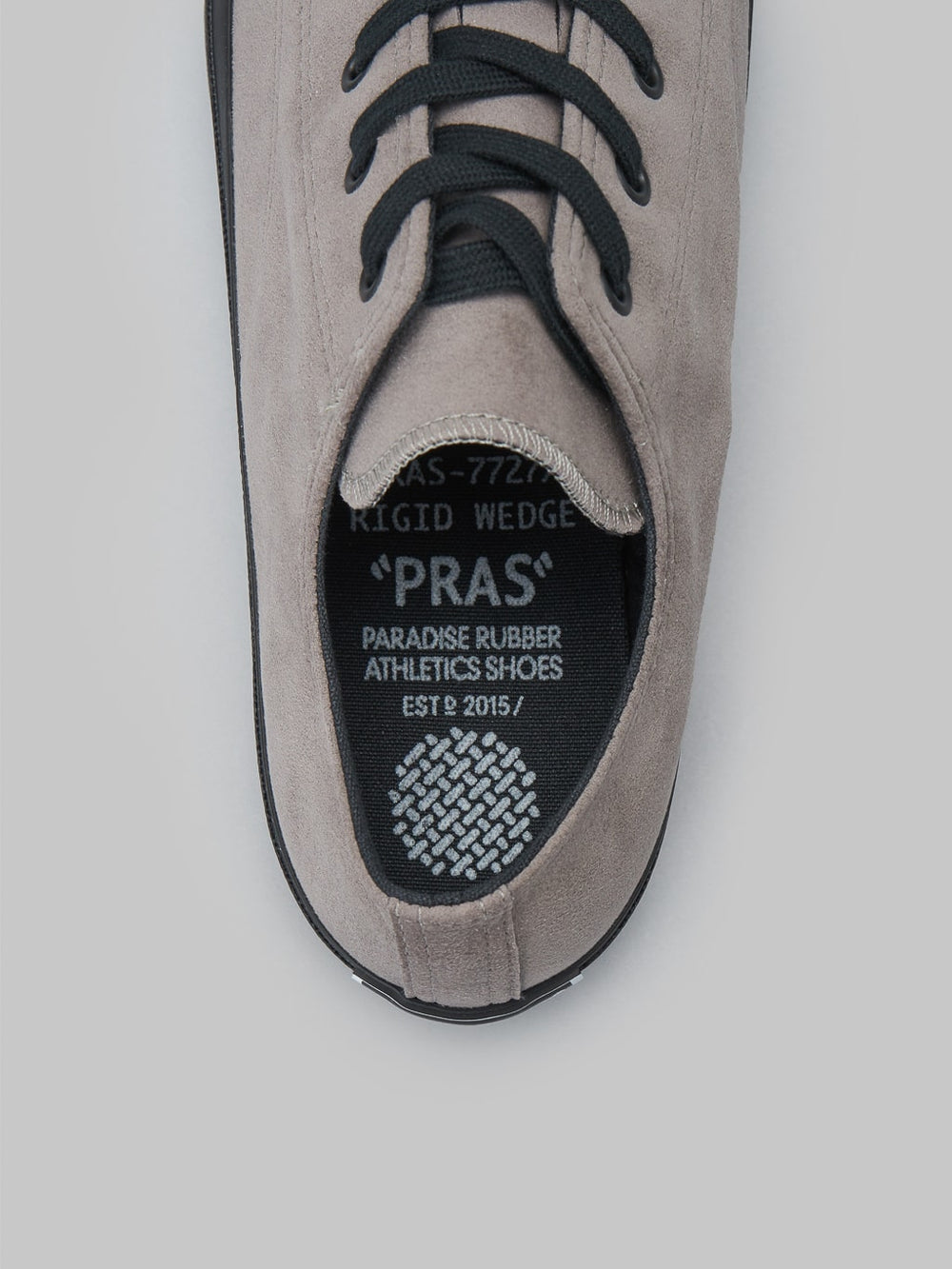 Pras Shellcap Low Vegan Sneakers Suede Grey/Black
