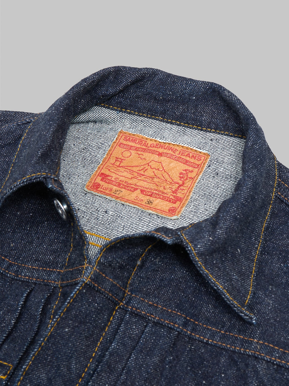 Samurai Jeans S5512PX15oz "Otokogi" Denim Type I Jacket With Pockets