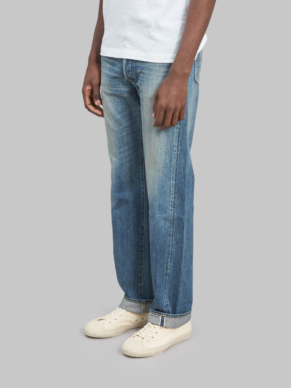 Studio D'Artisan D1844U Regular Straight Jeans – 1950s Wash Japanese Denim
