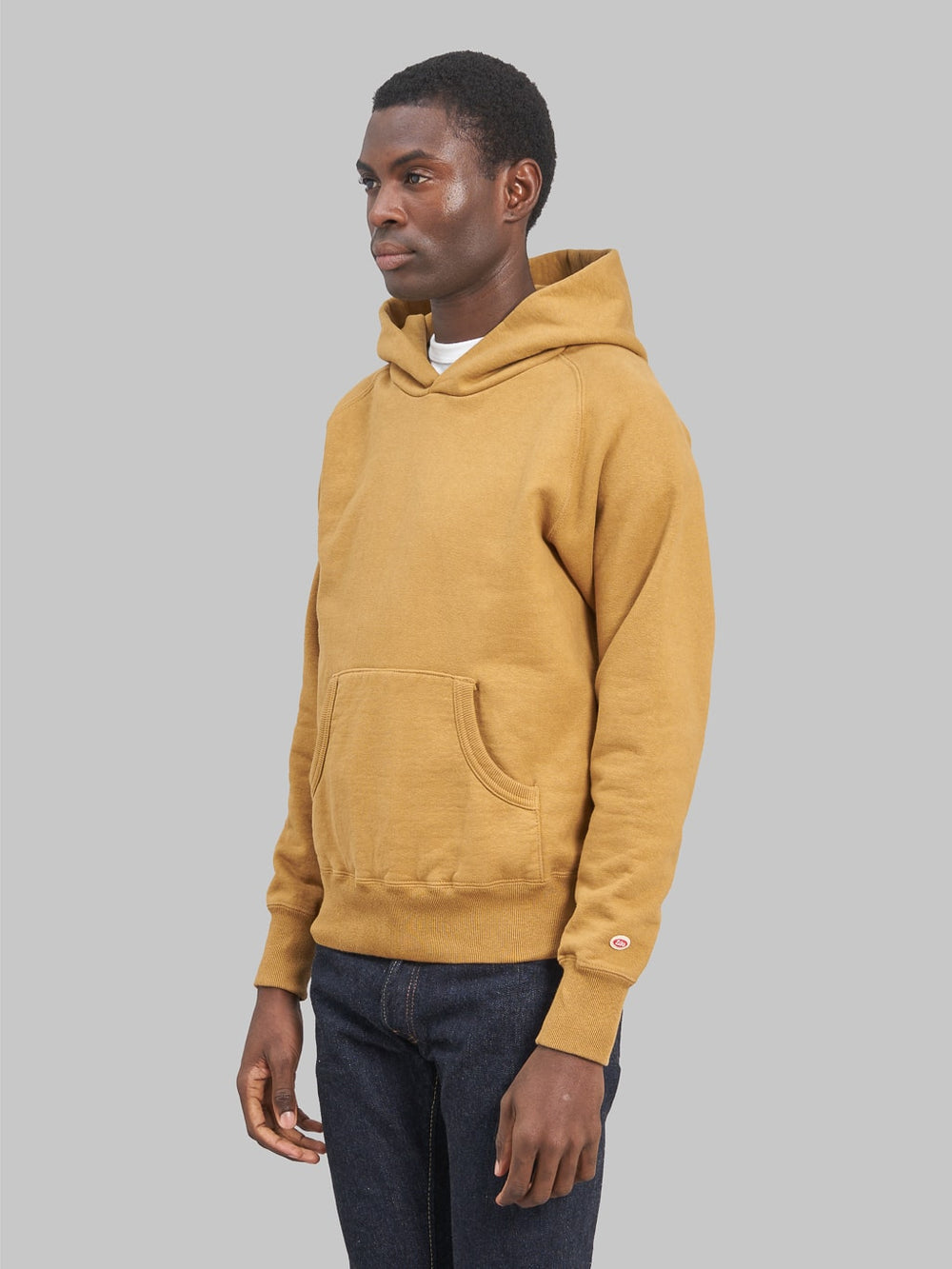 UES Hood Sweat Yellow Khaki