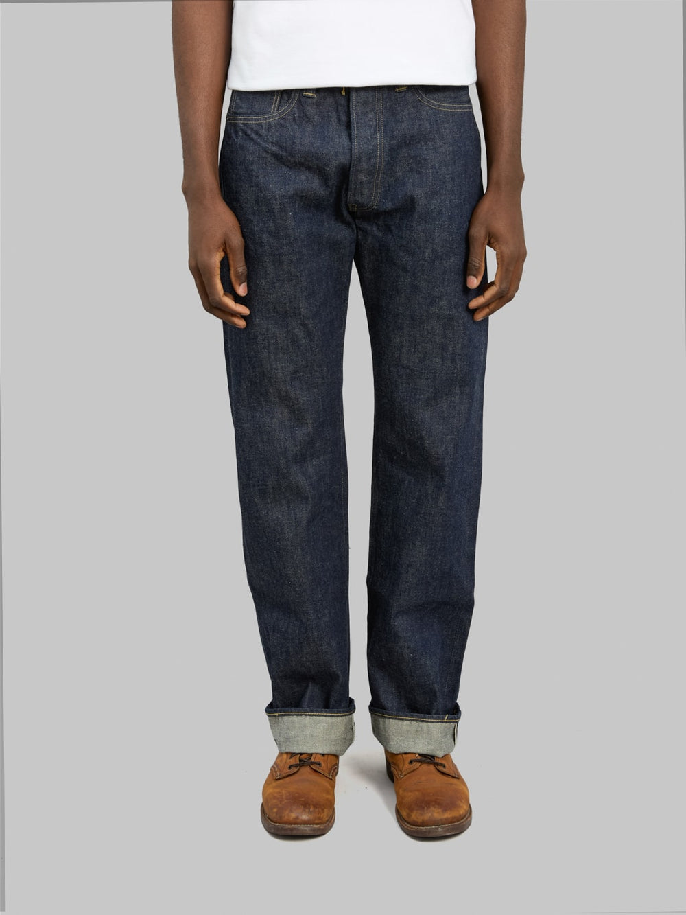 Buzz Rickson's WWII Blue Denim Waist Overalls 13.6oz Selvedge | Japan