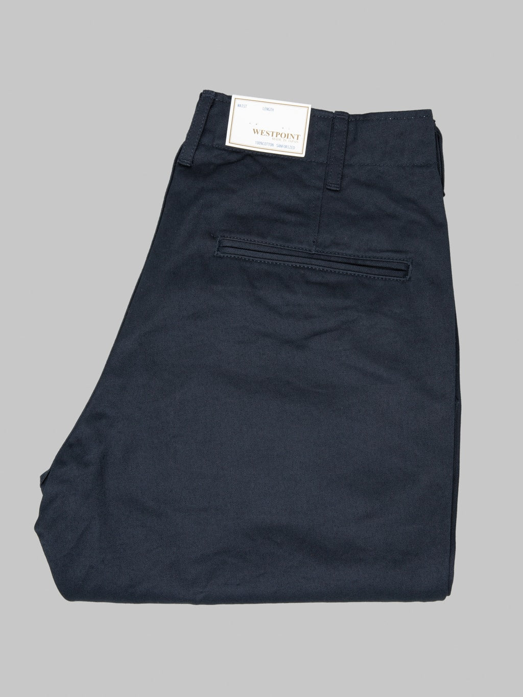FOB Factory F0514 Narrow US Trousers Navy Weapon Fabric | Japan