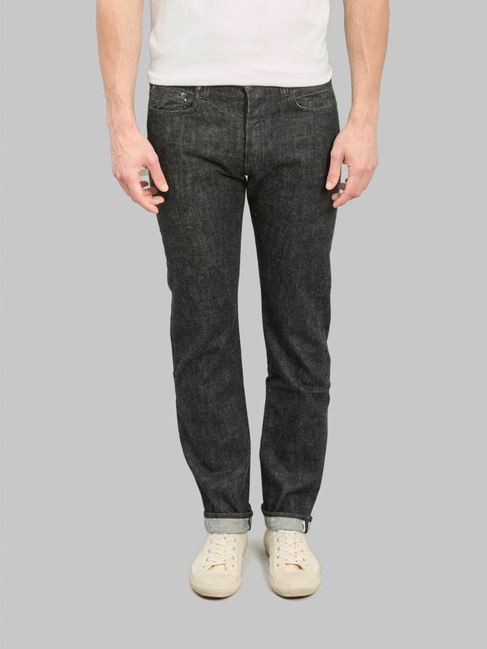 Fullcount 1108-BK Black Selvedge Jeans – Slim-Straight Vintage Fit Denim