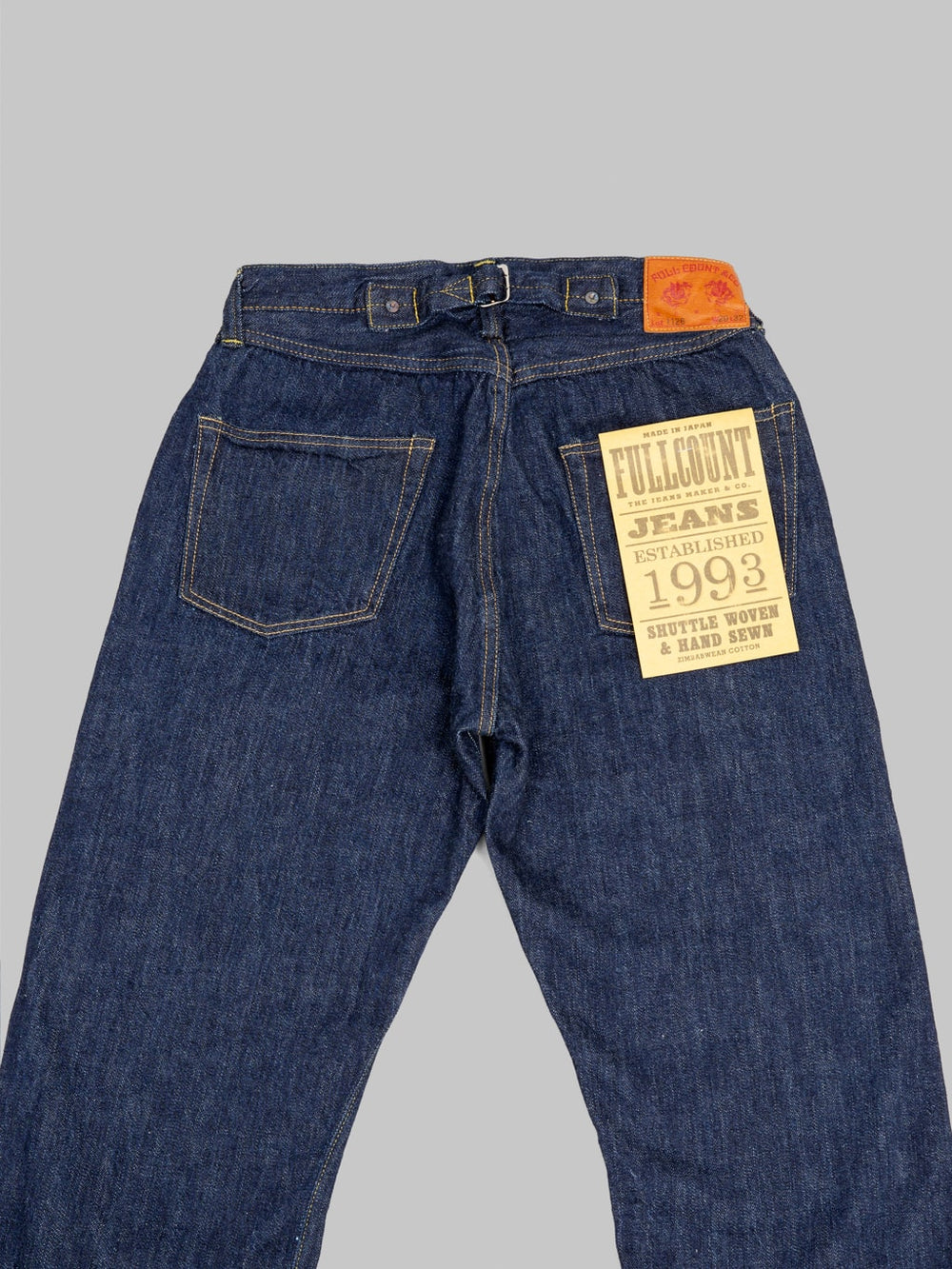 Fullcount 1126 11.5oz Super Smooth 1937 Wide Straight Selvedge Jeans
