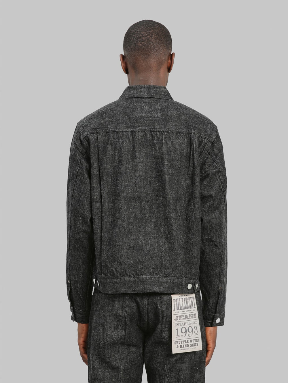 Fullcount 2102BK 13.7oz Type II Black Premium Selvedge Denim Jacket