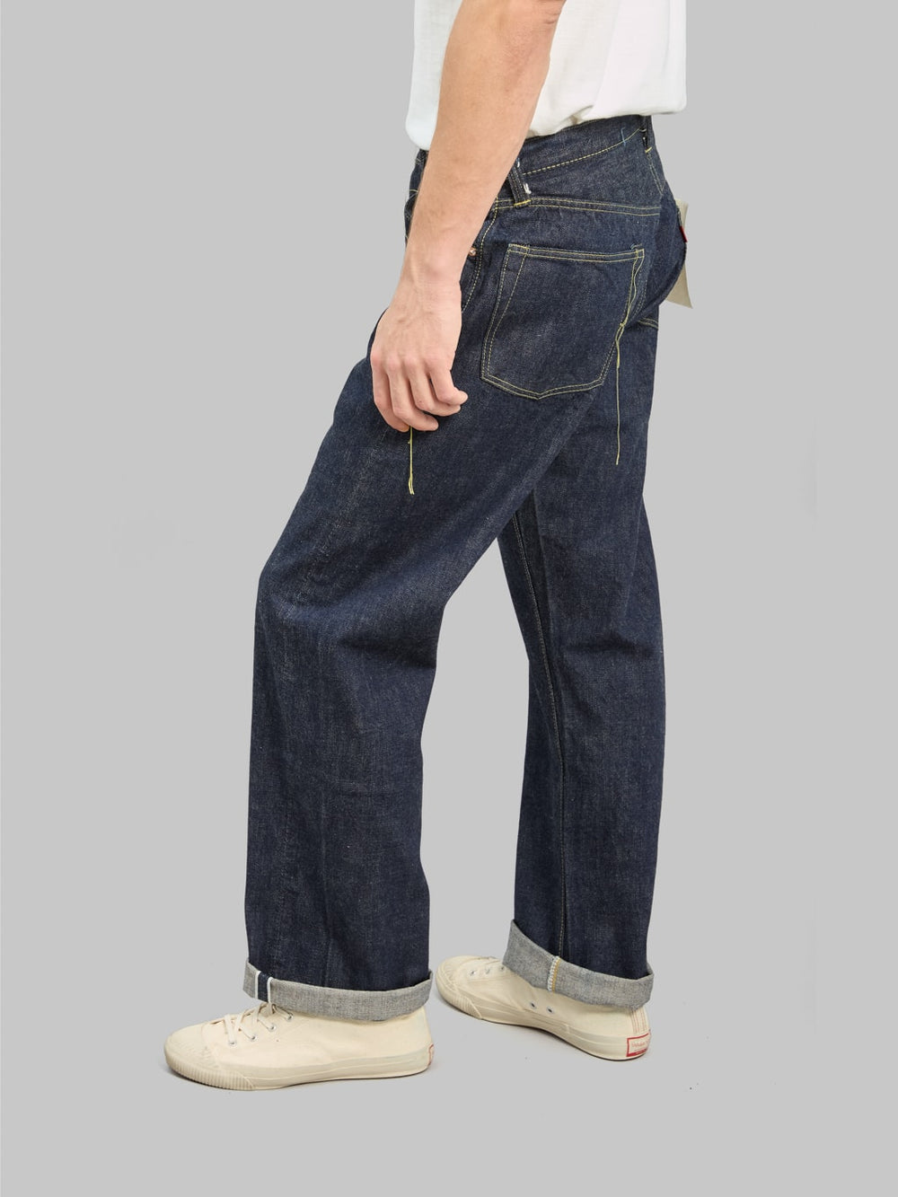 Fullcount S0105 13.7oz WWII Model Jeans – Brown Cotton, Wide Straight Fit