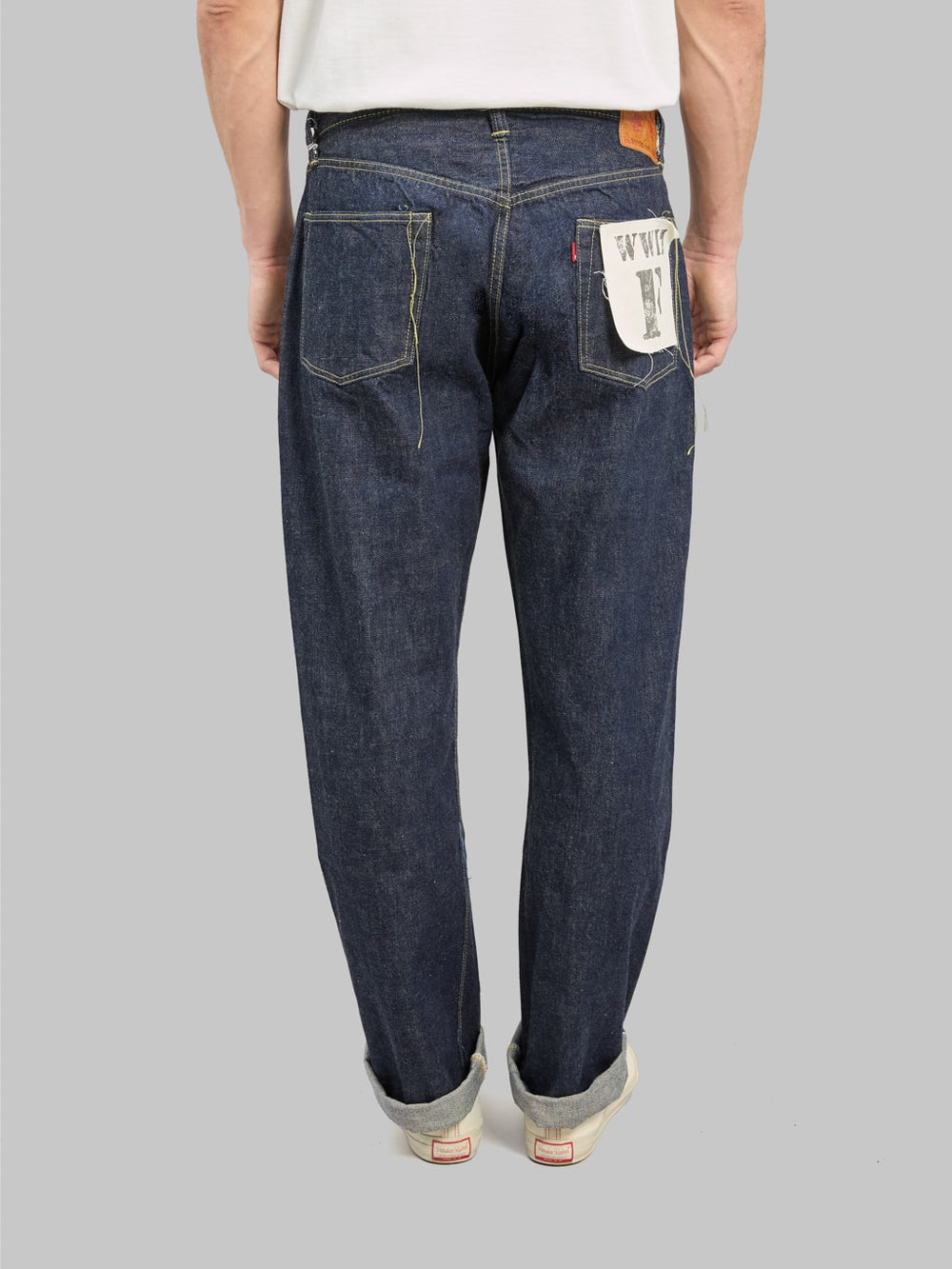 Fullcount S0105 13.7oz WWII Model Jeans – Brown Cotton, Wide Straight Fit