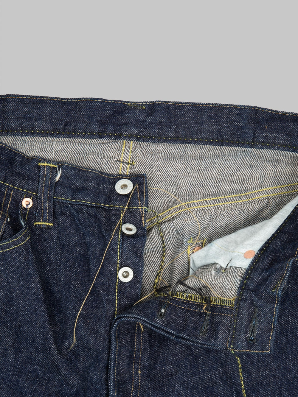 Fullcount S0105 13.7oz WWII Model Jeans – Brown Cotton, Wide Straight Fit