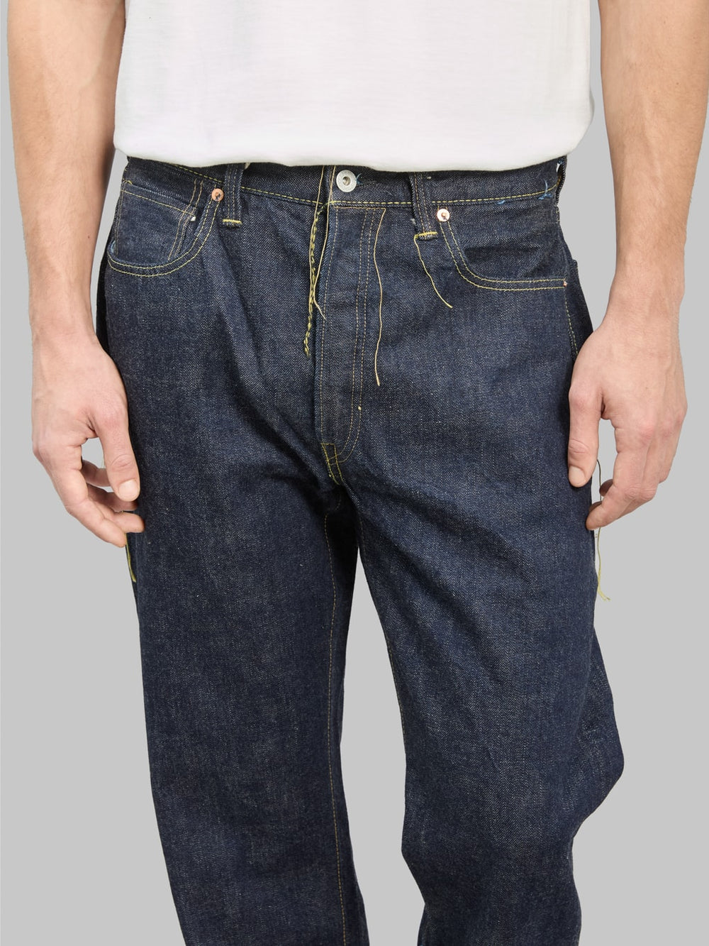Fullcount S0105 13.7oz WWII Model Jeans – Brown Cotton, Wide Straight Fit