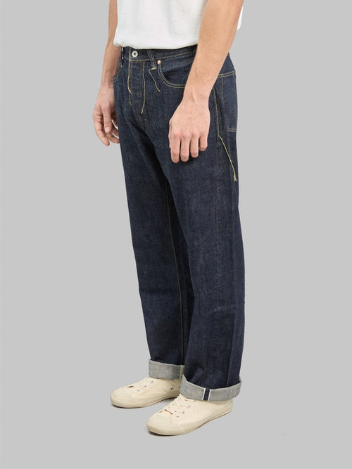 Fullcount S0105 13.7oz WWII Model Jeans – Brown Cotton, Wide Straight Fit