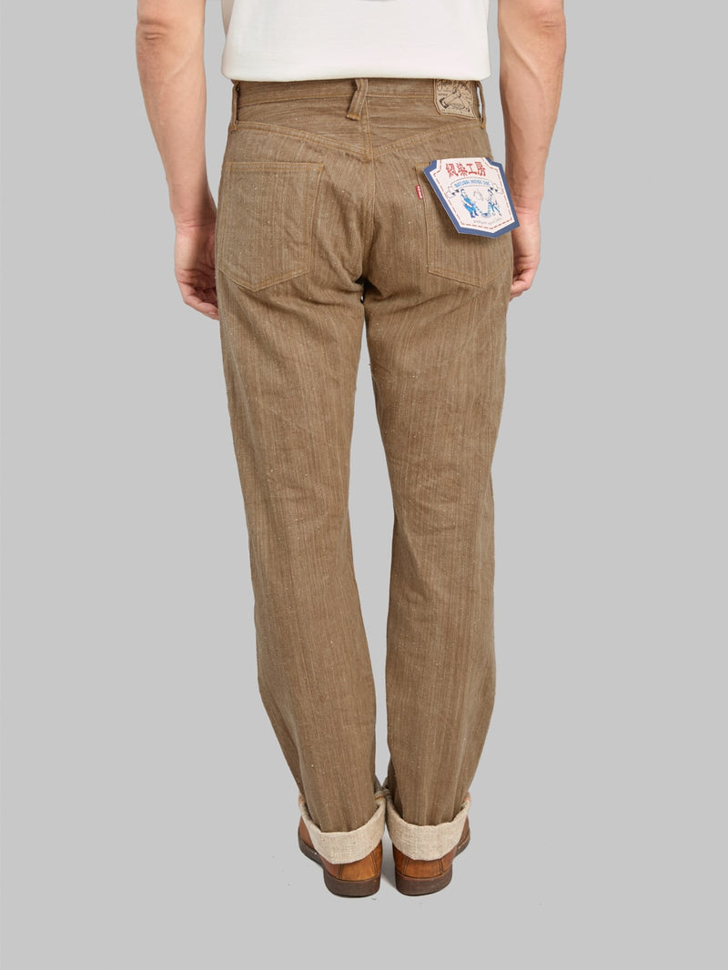 Graph Zero Natural Indigo Kakishibu Dyed Selvedge Jeans – 13oz Japanese ...