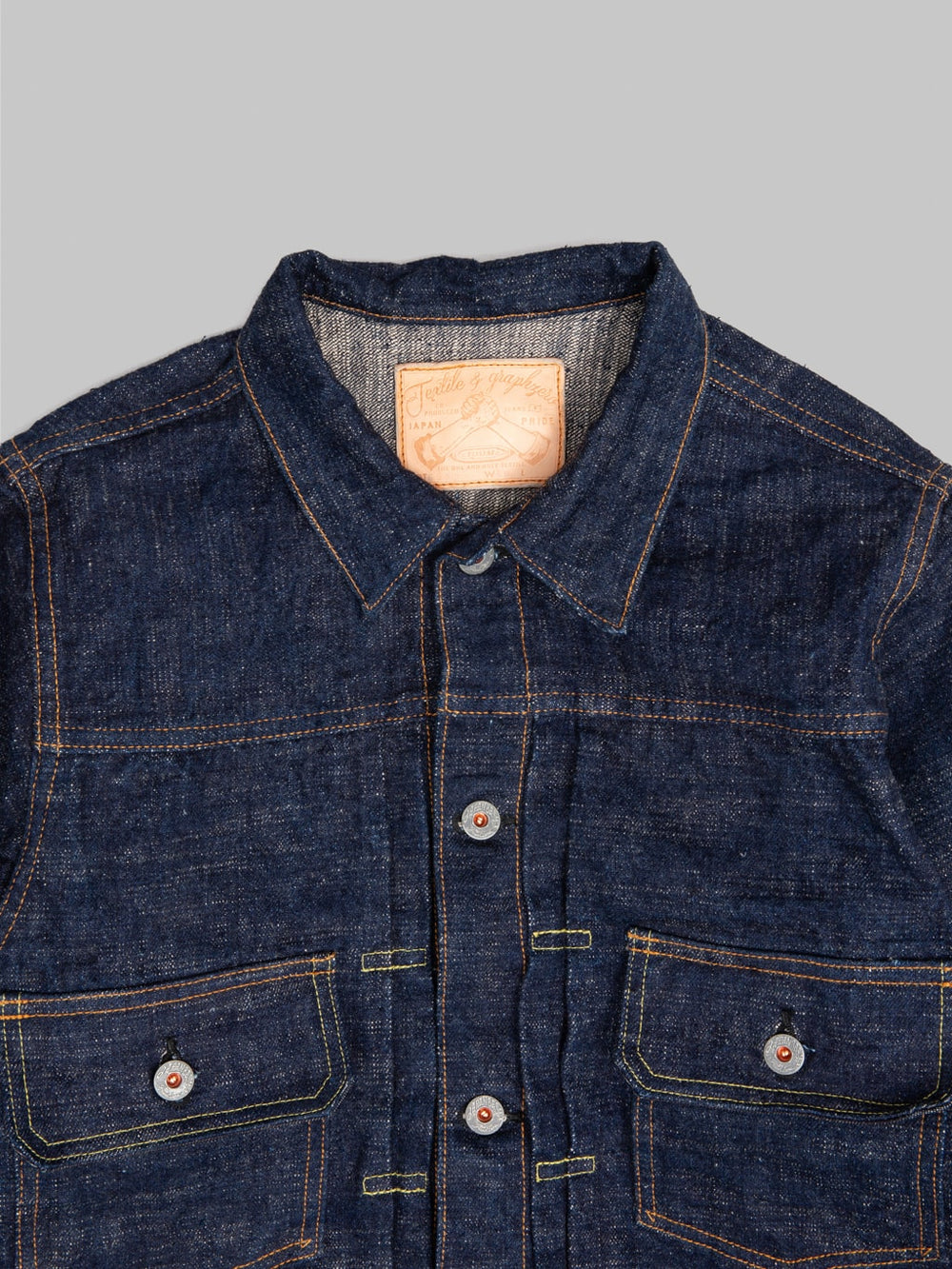 Graph Zero Type II Denim Jacket - 15oz Slub Selvedge with T-Back Design