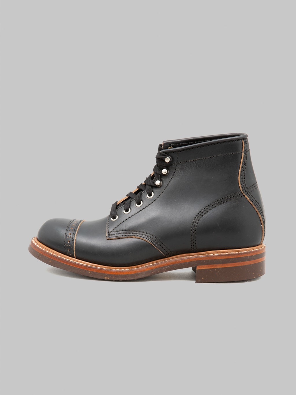 John Lofgren Combat Boots Horween Chromexcel Black | Made in Japan