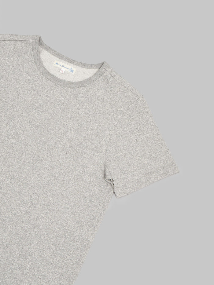 Merz b. Schwanen 215 Loopwheeled Classic T-Shirt Grey Melange