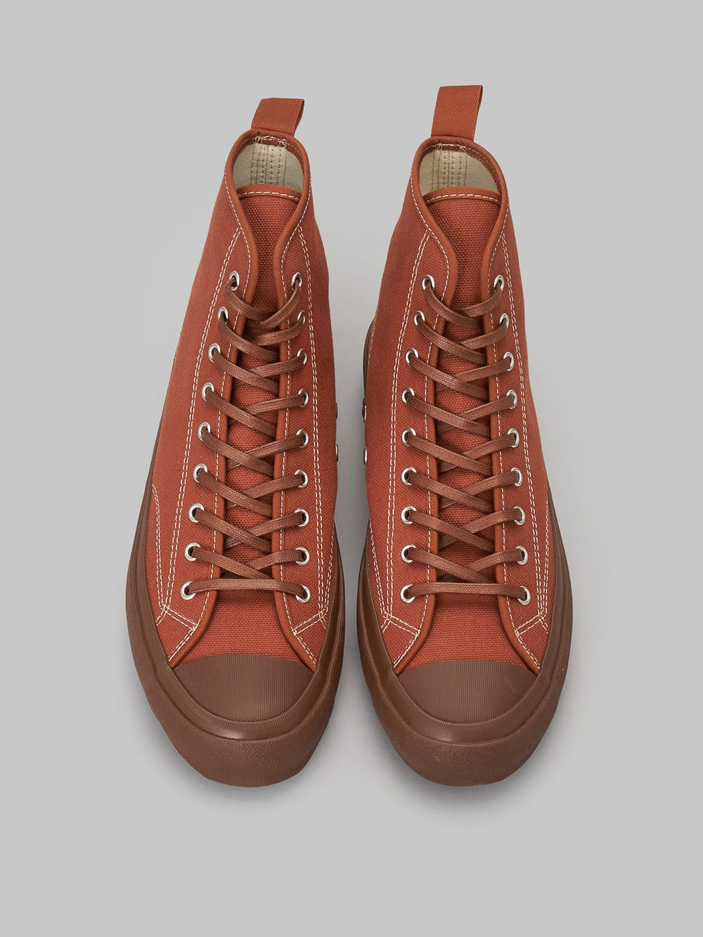 Moonstar Hi Basket Brown – Vulcanized Canvas Sneakers from Japan