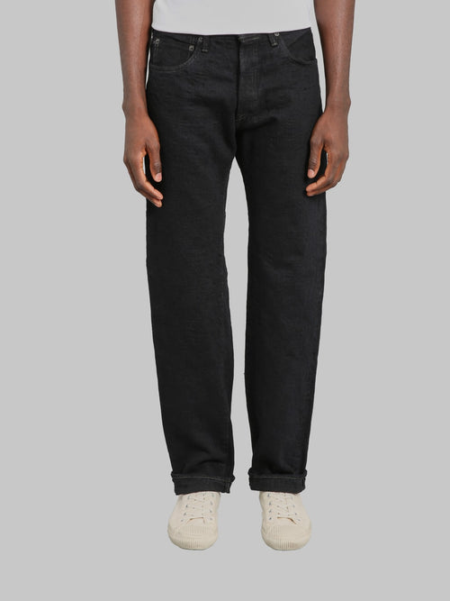 ONI Bumpy Denim 277 – Ultra-Slubby 17oz Overdye Jeans in Kuro Black