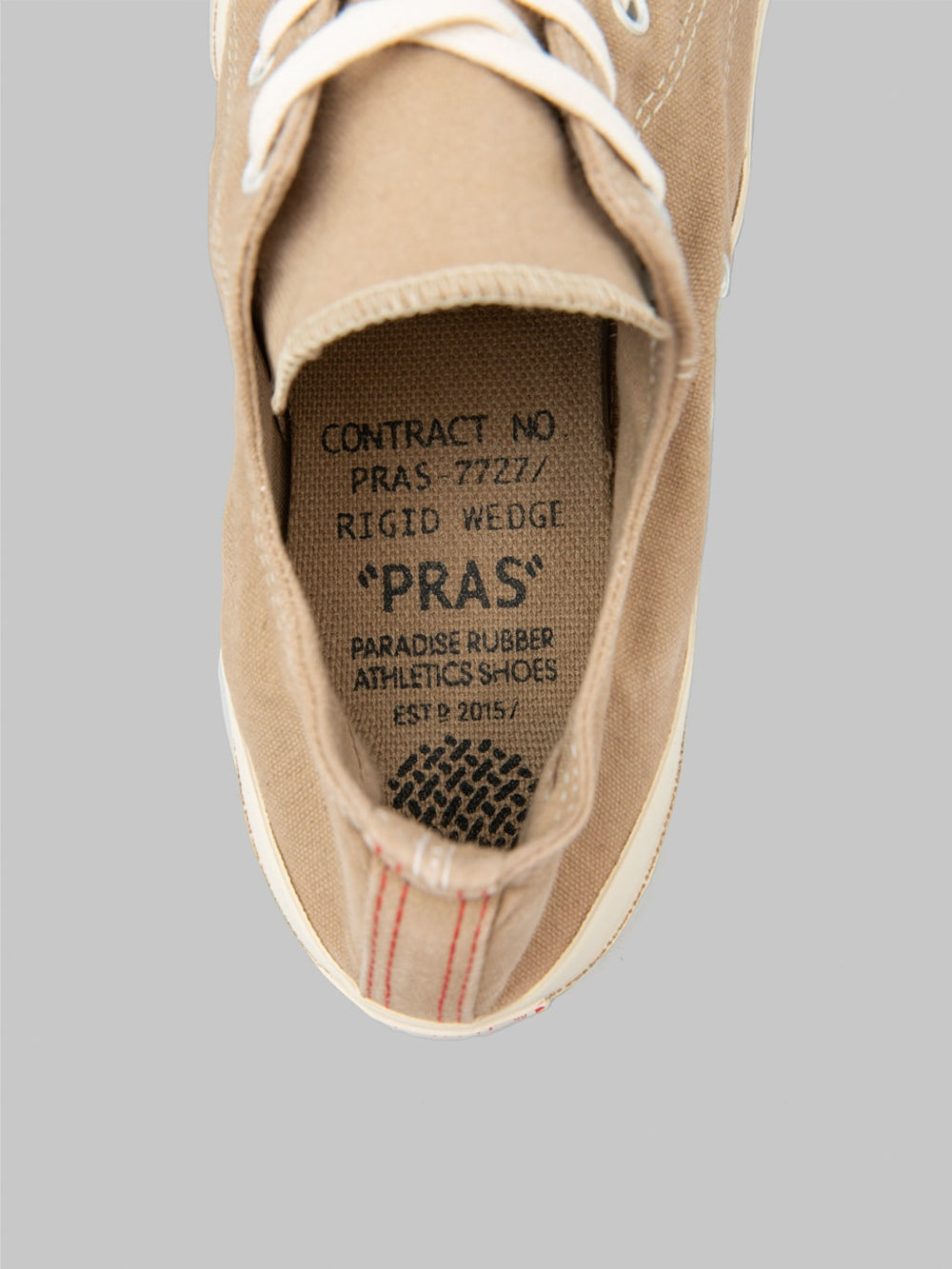 PRAS Shellcap Low IRO Sneakers Sand Beige | Vulcanized Shoes Japan