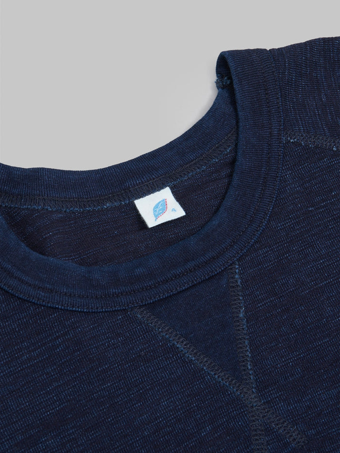 Pure Blue Japan 5404 Indigo Dyed Knitted Slub Jersey Raglan Short Slee