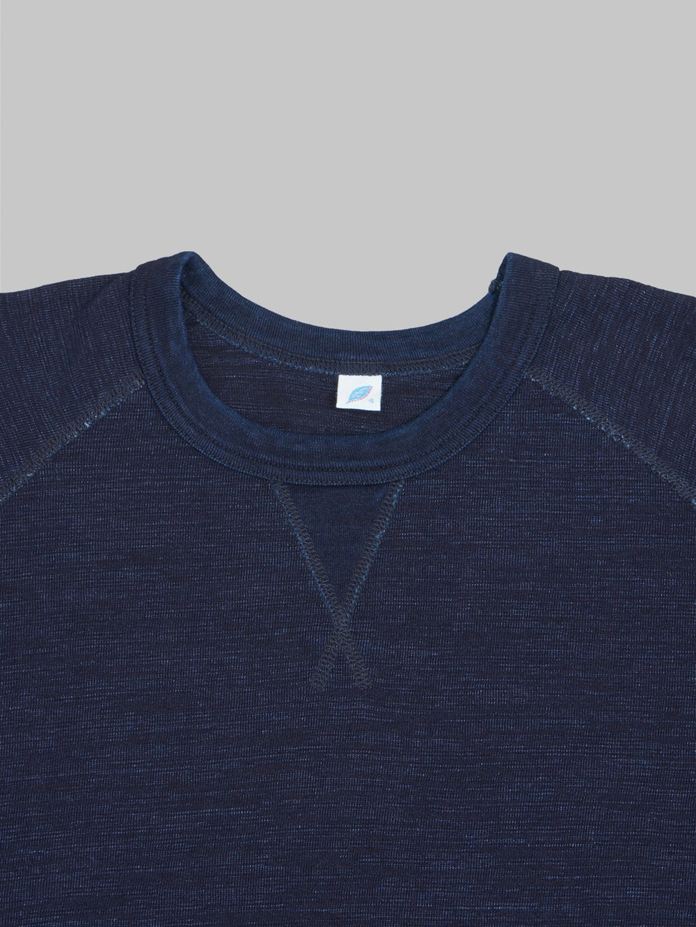Pure Blue Japan 5404 Indigo Dyed Knitted Slub Jersey Raglan Short Slee