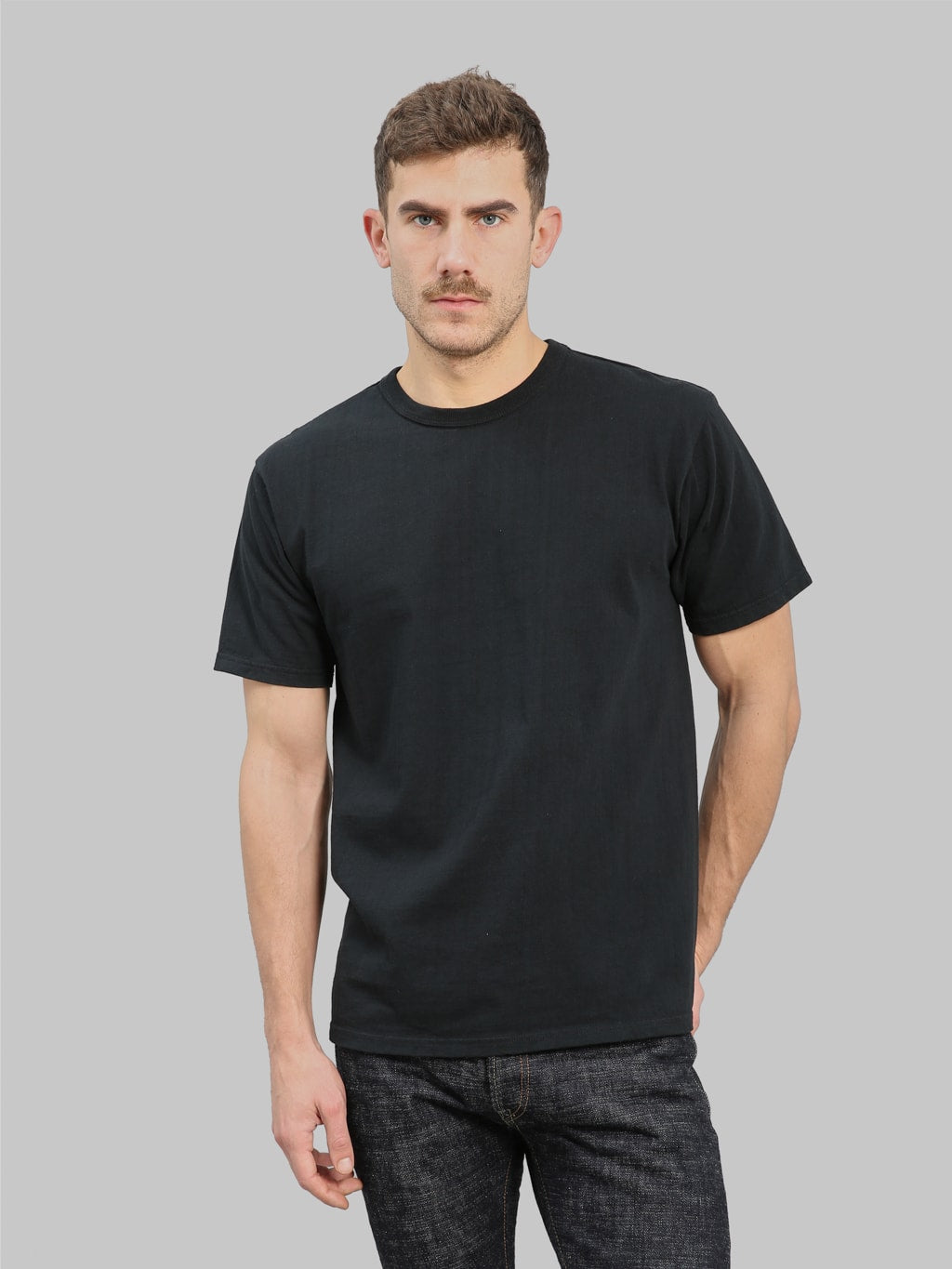 Redcast Heritage Tsuri-Ami Loopwheel Heavy T-Shirt Black | 2 Pack