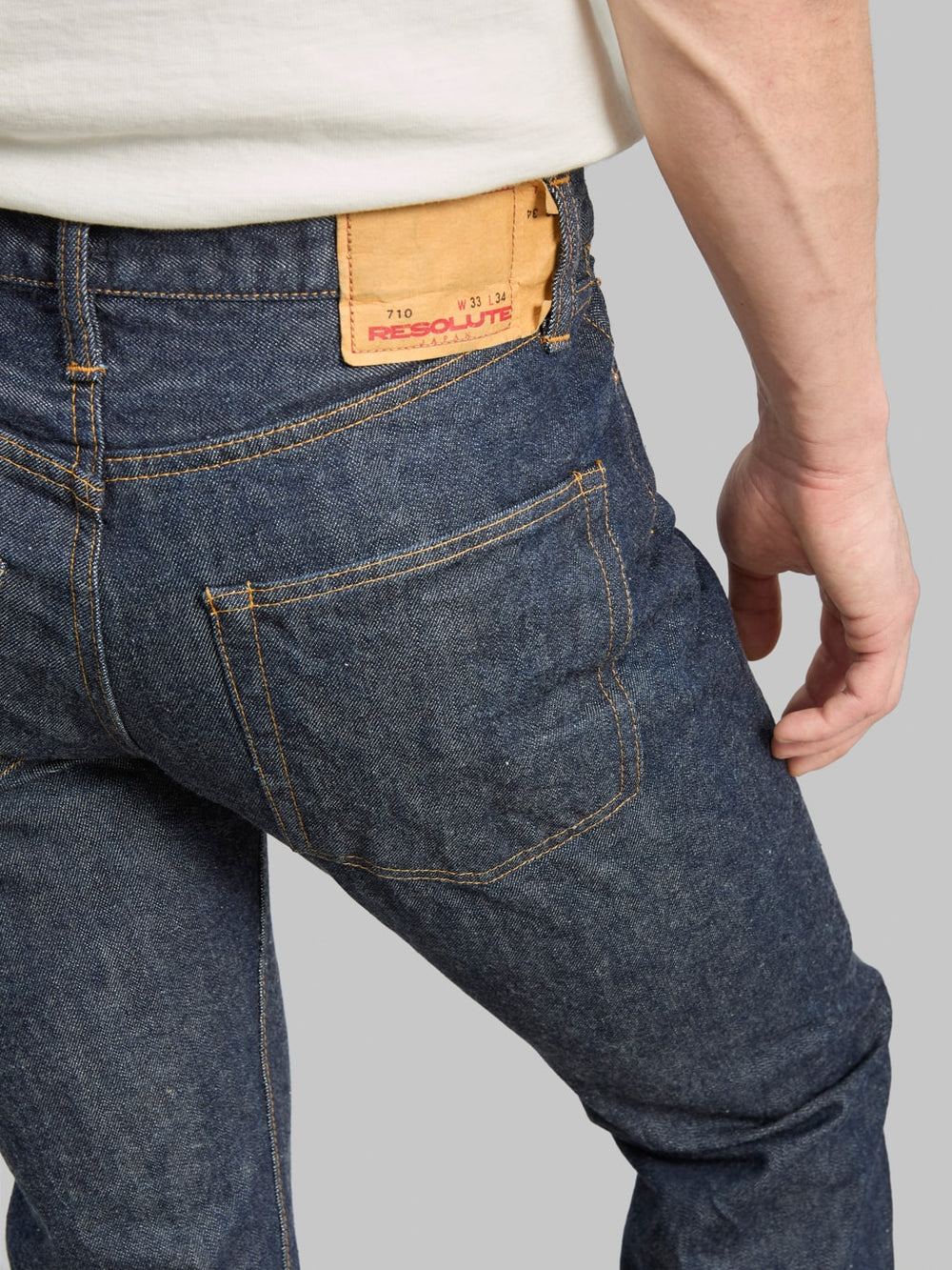 Resolute 710 One Wash Jeans – Slim-Straight Japanese Selvedge Denim