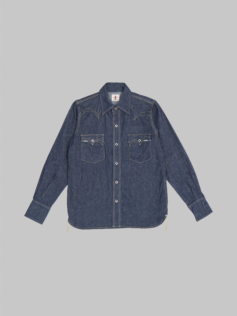 Samurai Jeans 10oz "Kamome SWD-L01" Selvedge Western Denim Shirt