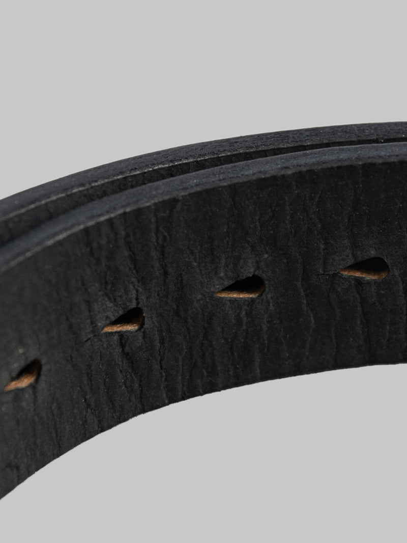 Samurai Jeans W001 Heavy Weight Curved Belt Black