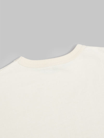 Samurai Jeans SJST25-RIM Inlay Loopwheel Solid Tee Ivory – Japan Made