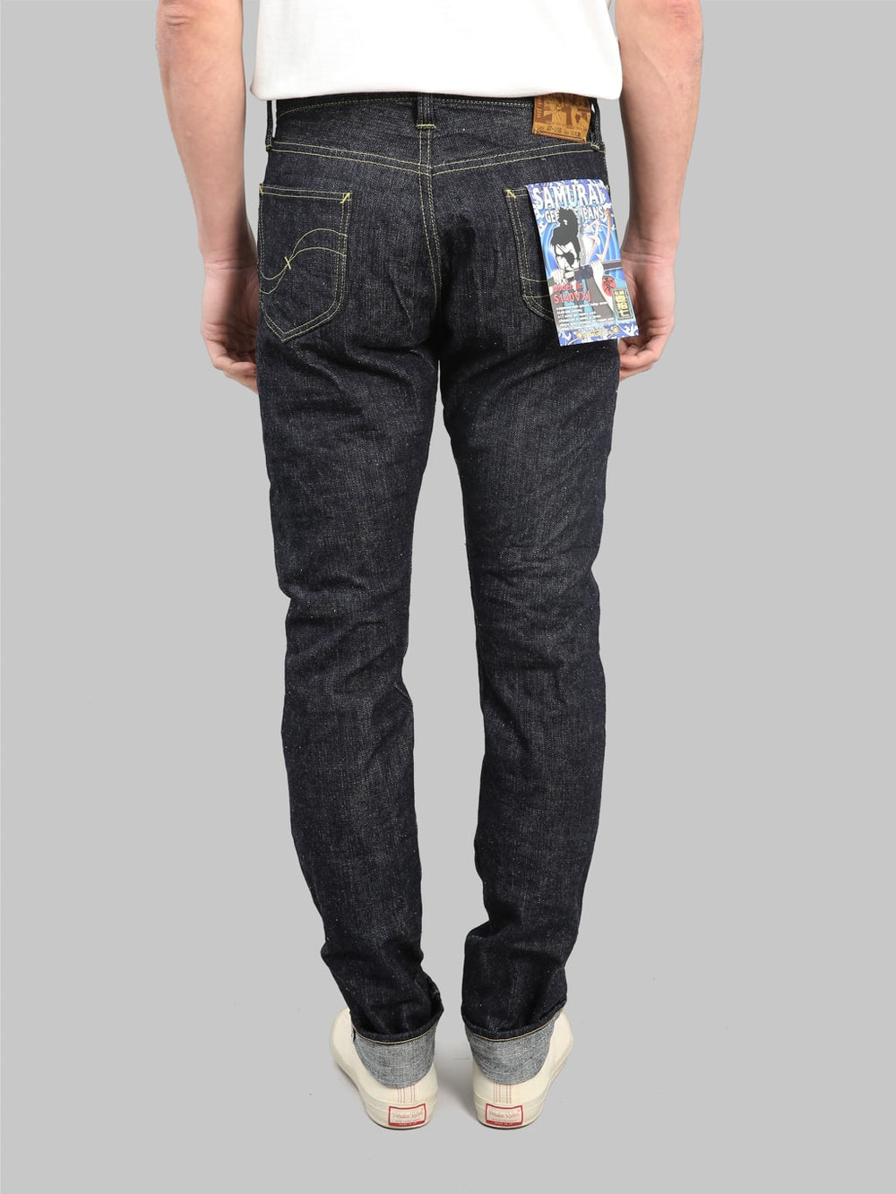 Samurai 17oz Jin Left Hand Twill Relaxed Tapered Selvedge Jeans