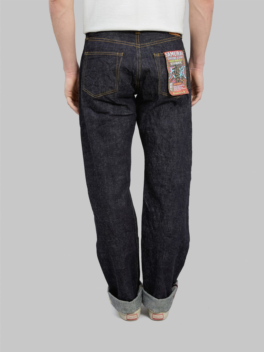 Samurai Jeans S3100VX 17oz Zero+ Wide Straight - WWII Model with Unique ...
