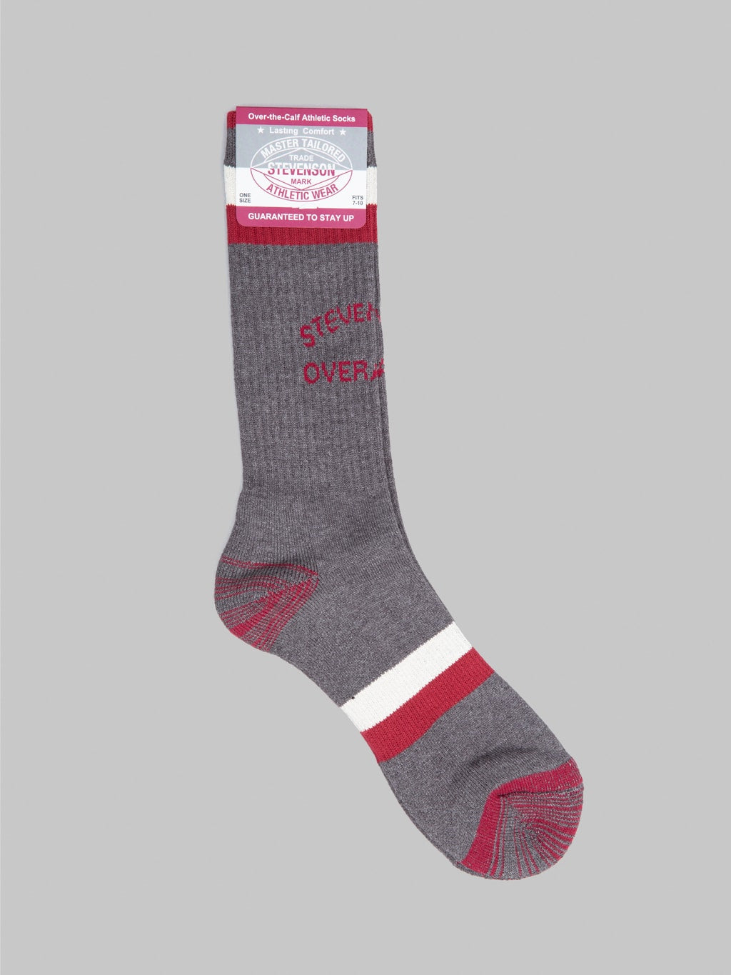Stevenson Overall Co. Athletic Socks Grey – Classic Stripes & Updated Fit