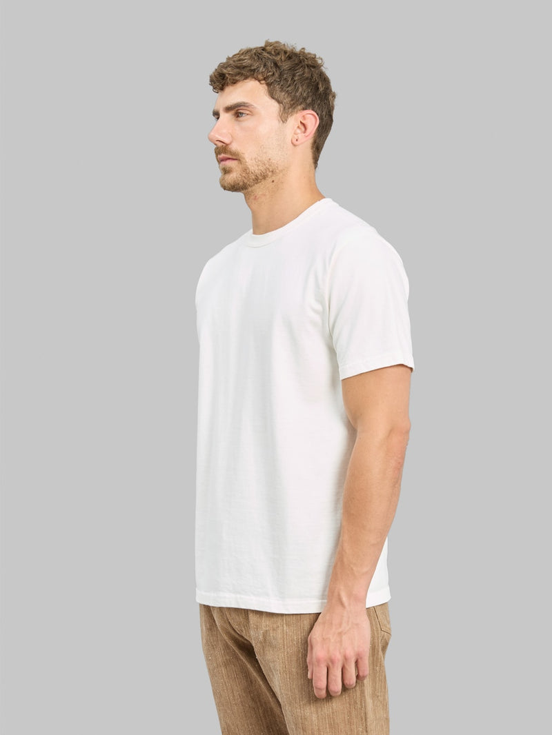 Studio D'Artisan 8173 Suvin Gold T-Shirt White – Made in Japan