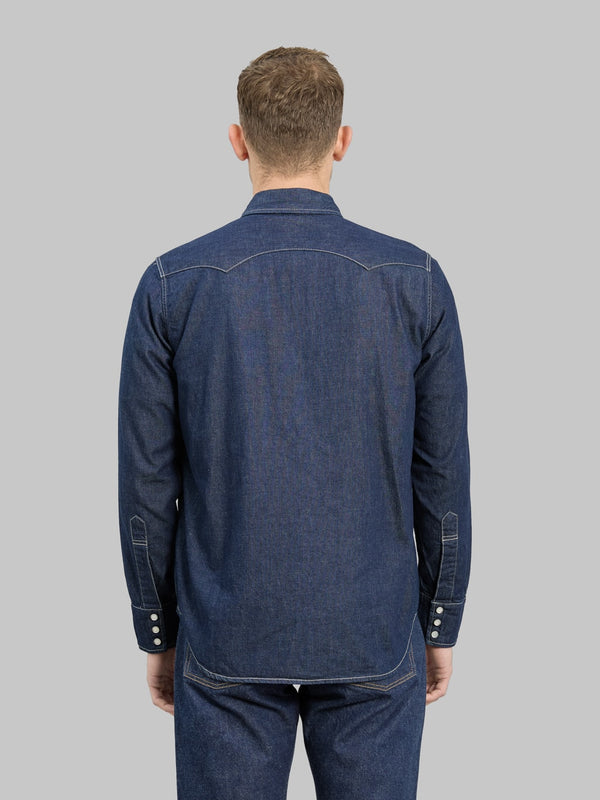 TCB Dude Ranch Shirt - Iconic 1950s Western Style in Premium Japanese Denim