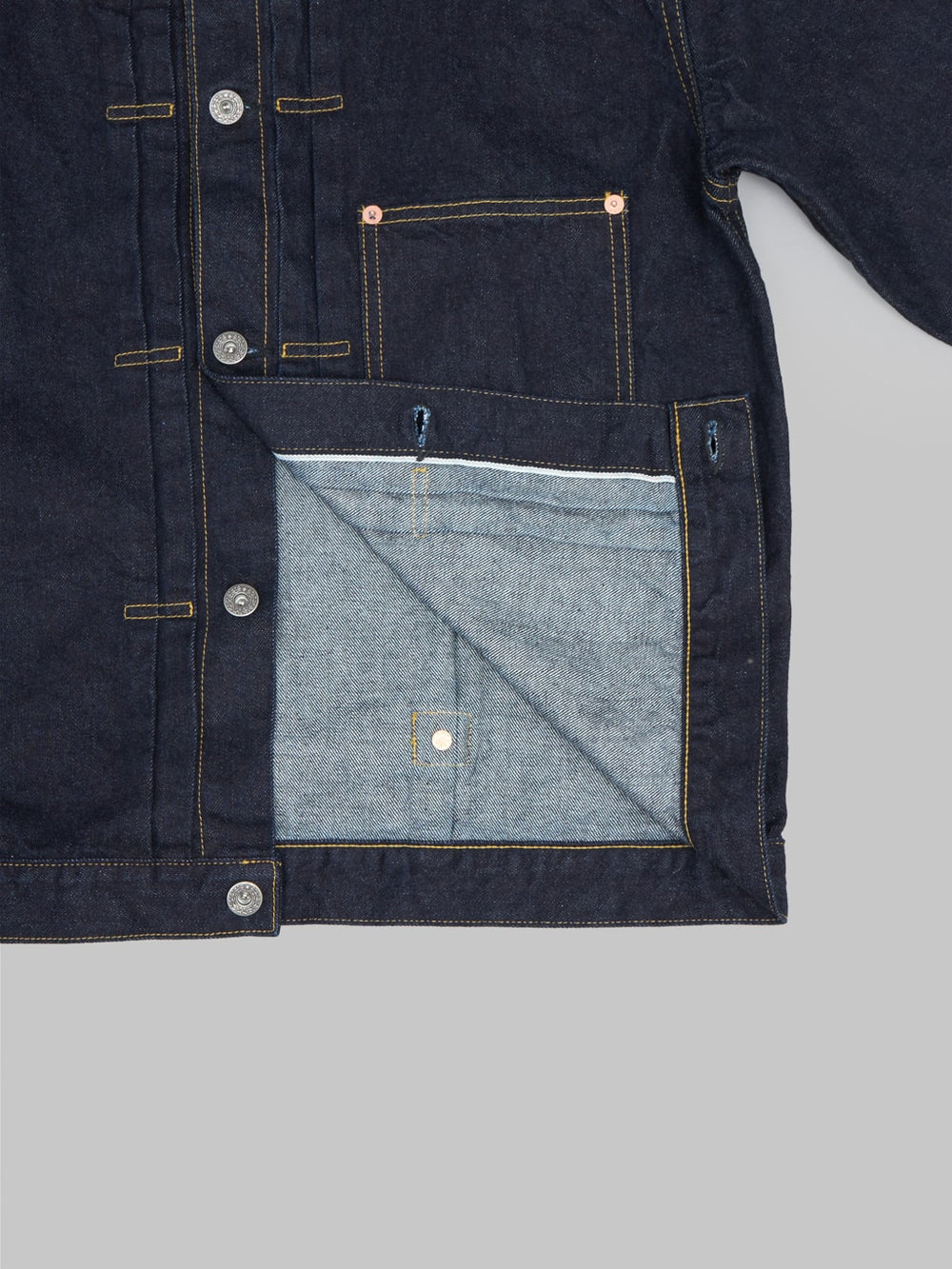 The Flat Head 12oz 40's Denim Jacket
