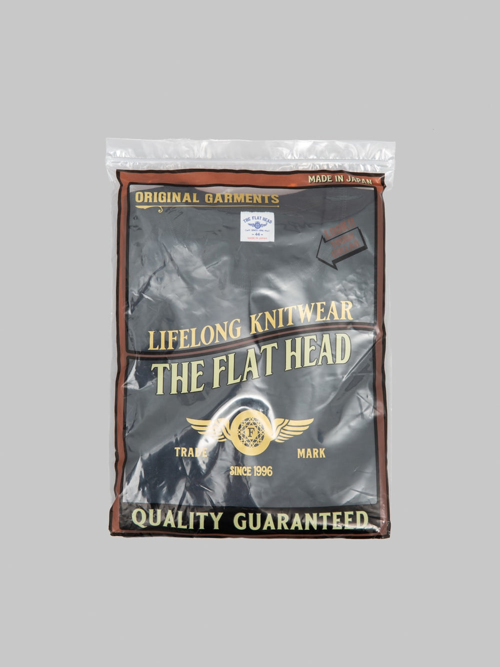 The Flat Head 20oz Ultra-Heavyweight Loopwheeled Tee Black | FN-HTK-001