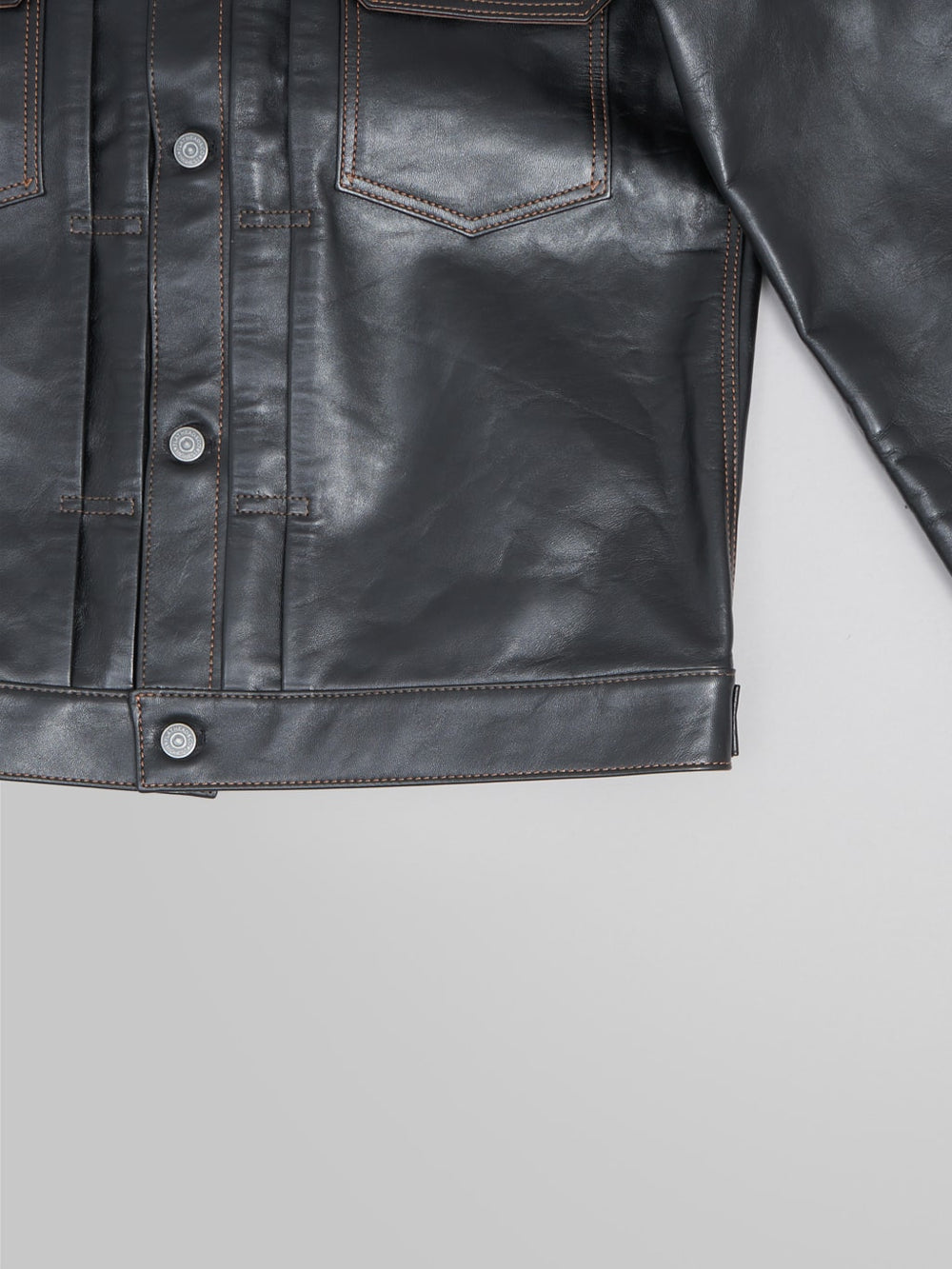 The Flat Head FN-LJ-HJ002 Horsehide 50's Type II Jacket Black