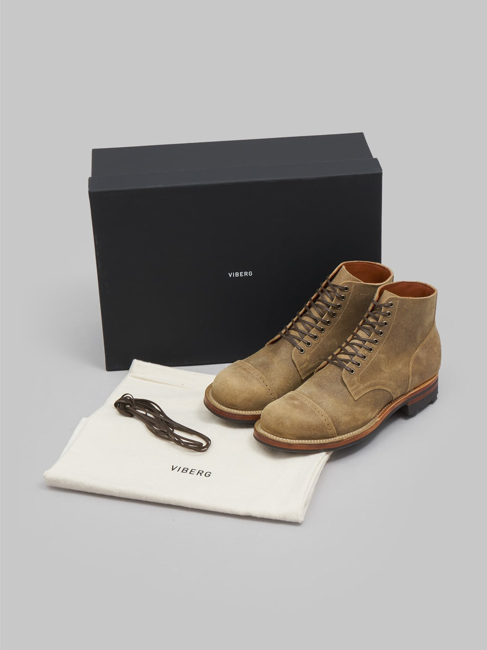 Viberg Service Boot 2040 Desert Sand Waxy Commander