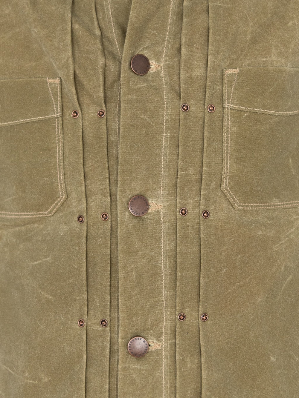 Freenote Cloth Riders Jacket Waxed Canvas Tobacco Tumbleweed Red Inter