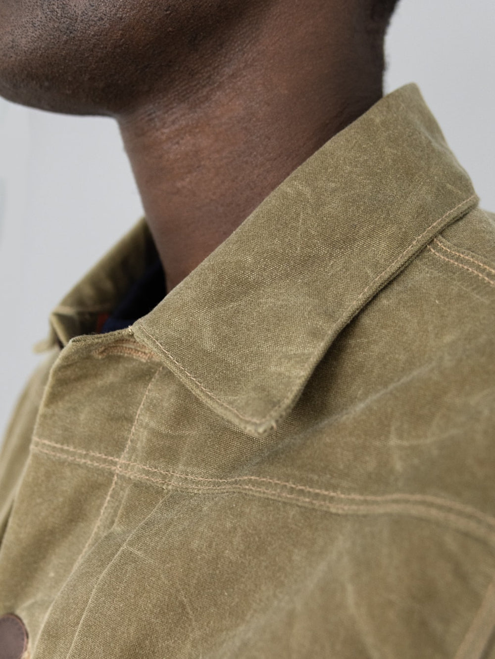 Freenote Cloth Riders Jacket Waxed Canvas Tobacco Tumbleweed Red Inter