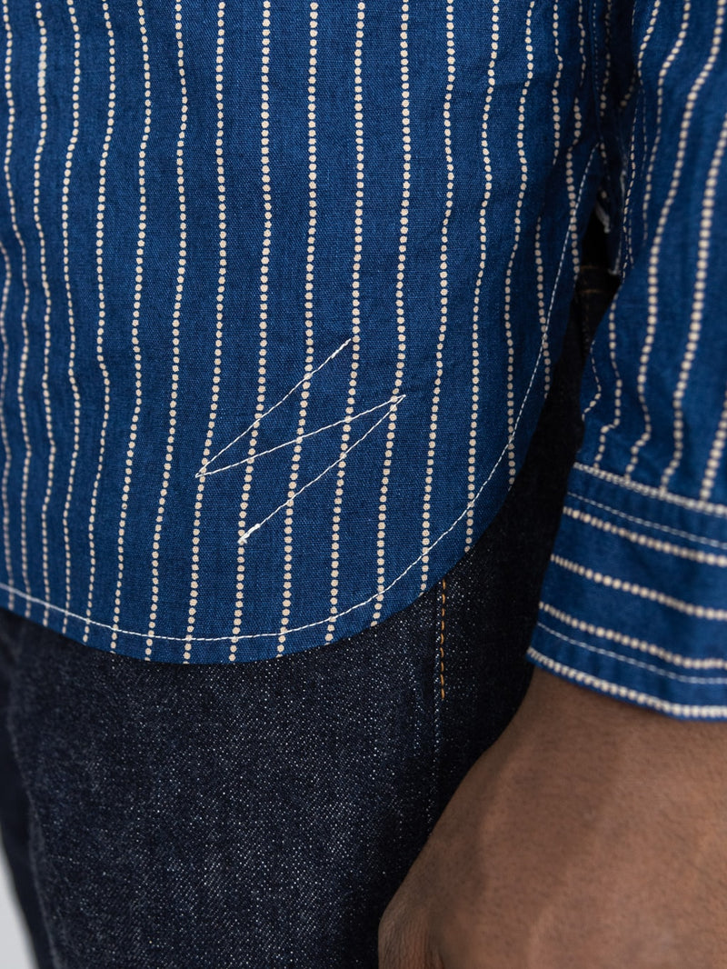 The Rite Stuff Bulldog Wabash Work Shirt (Indigo)