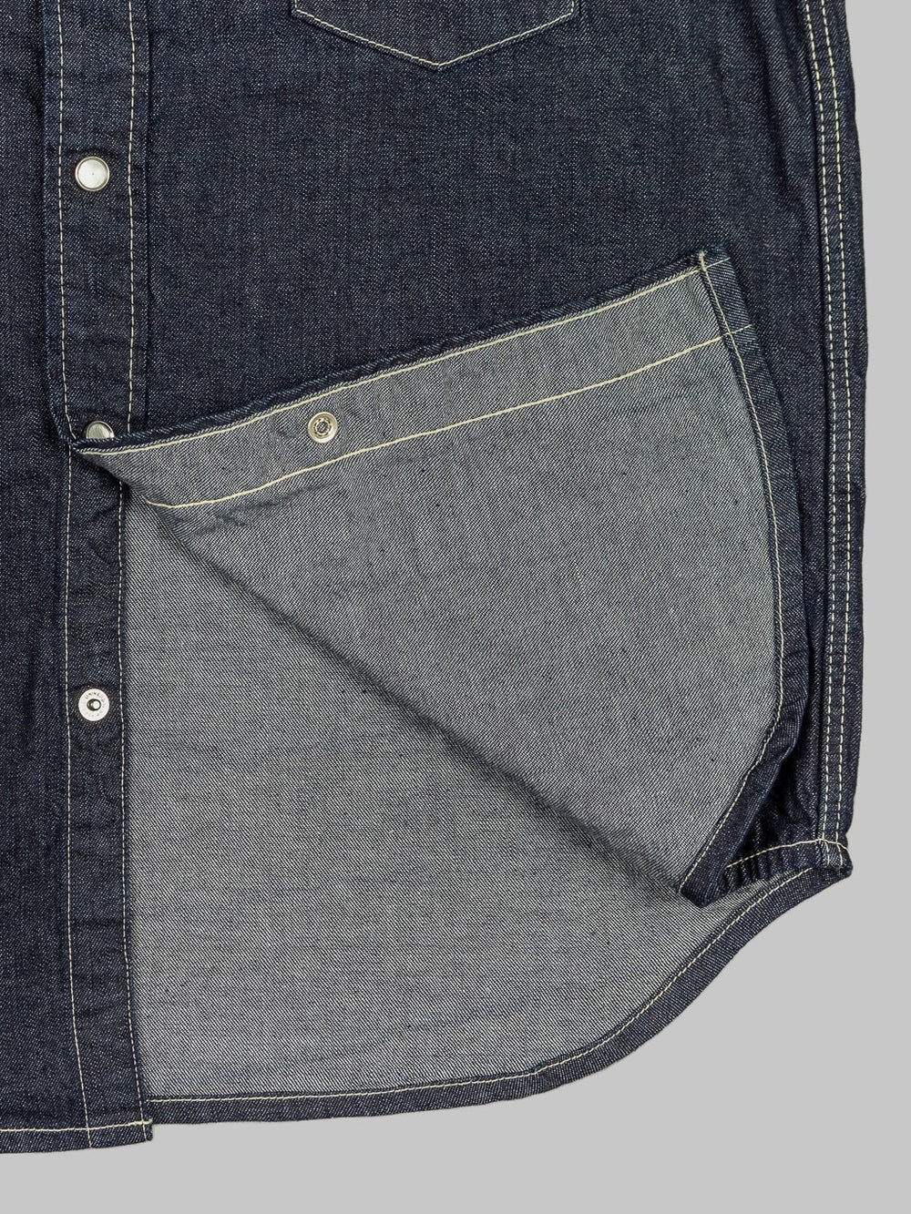 TCB Dude Ranch Shirt - Iconic 1950s Western Style in Premium Japanese Denim